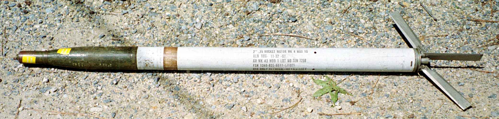 U.S. WARHEAD, ROCKET, 2.75-INCH, HE-FRAG, M151